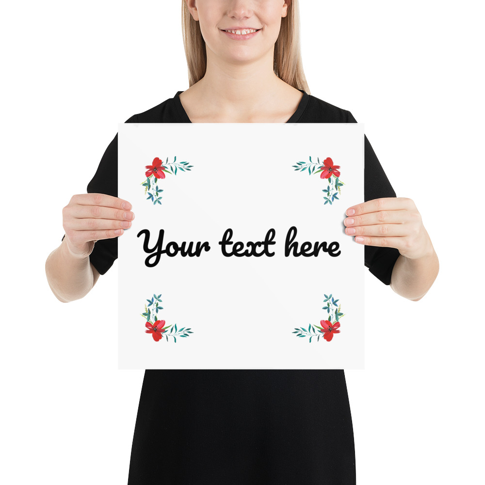 Buy Poster - Flower - Horizontal Orientation, Custom Printed at MyGeoPrint