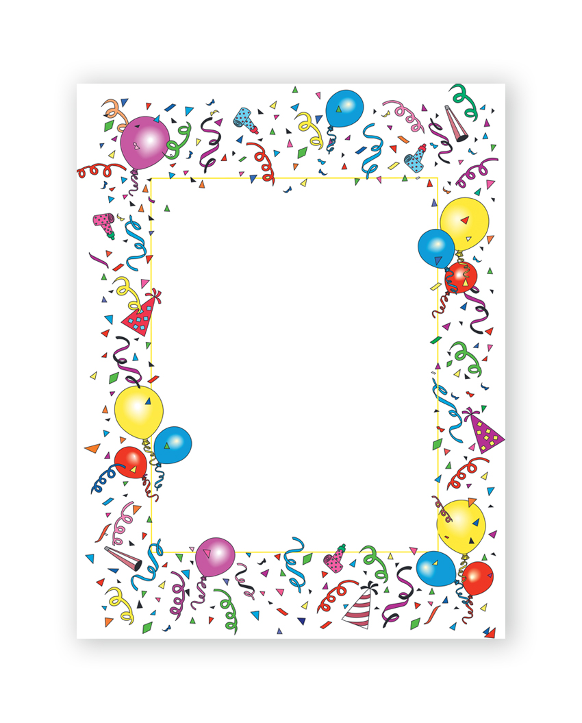 Custom Print Party Letterhead at MyGeoPrint