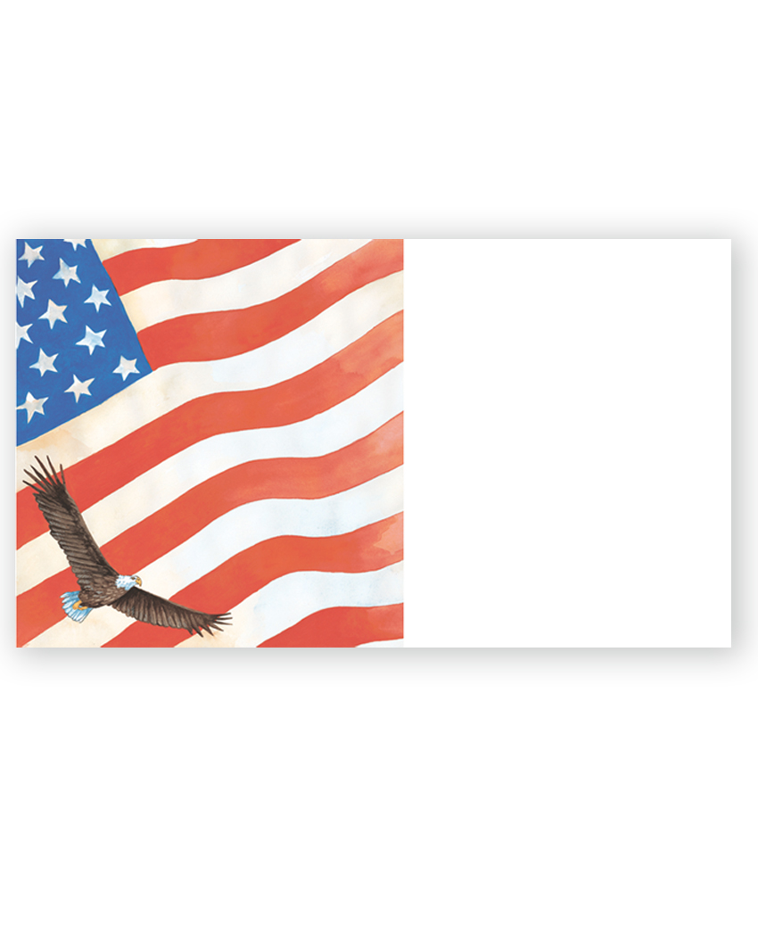 Custom Print Flag Business Cards Cut to 2"x3.5" at MyGeoPrint