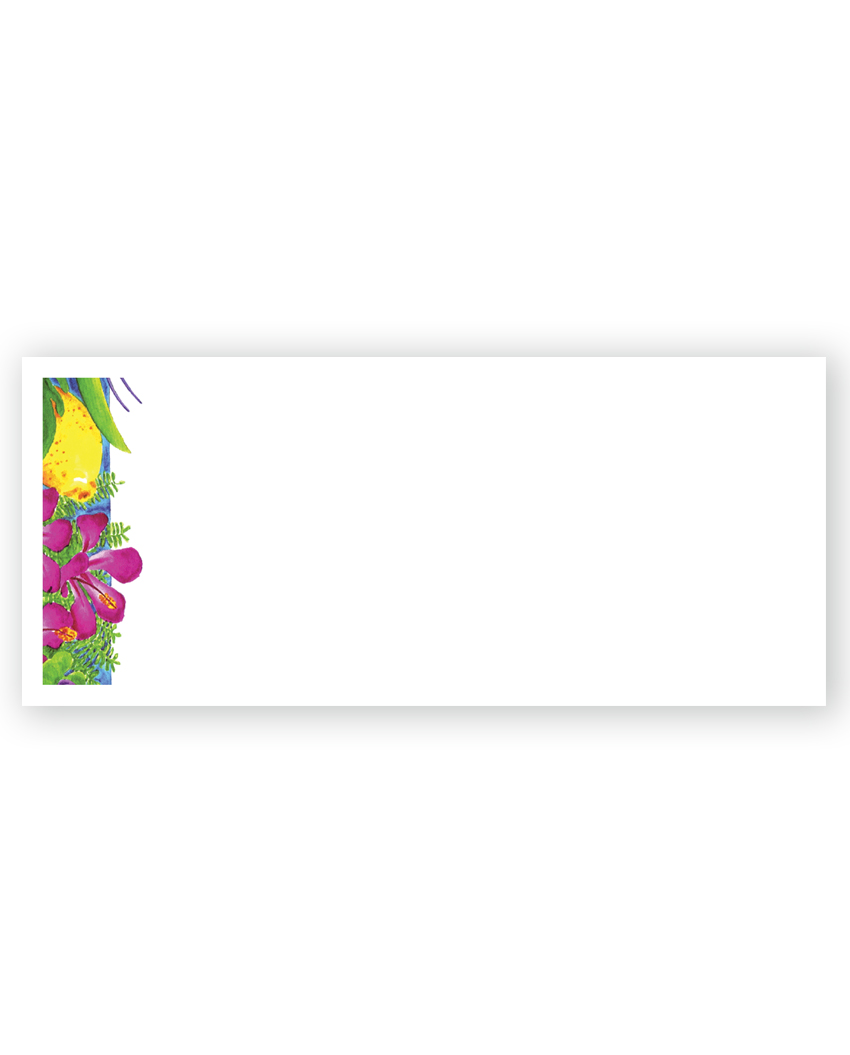 Custom Print Luau Envelopes, No. 10 at MyGeoPrint