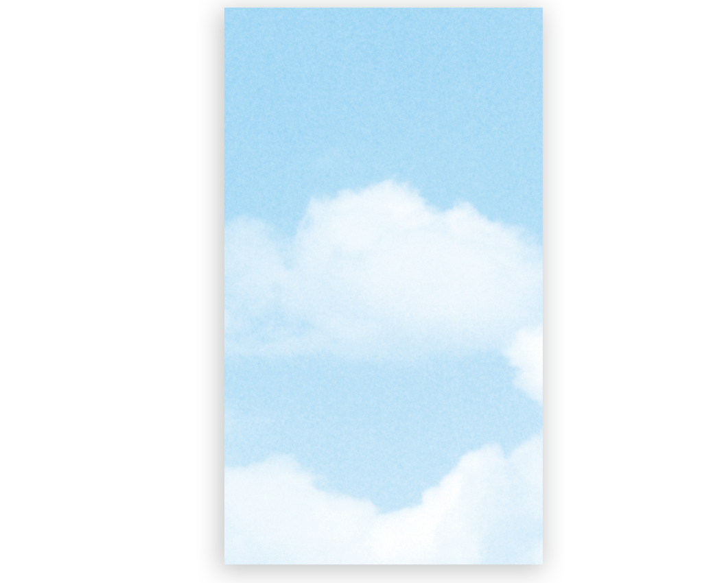 Custom Print Clouds Business Cards, Cut to 3.5"x2" at MyGeoPrint