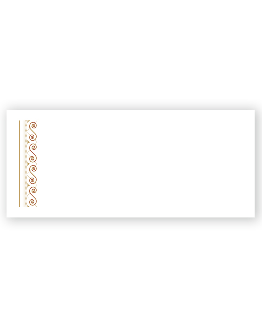 Custom Print Elegant Envelopes No. 10 at MyGeoPrint