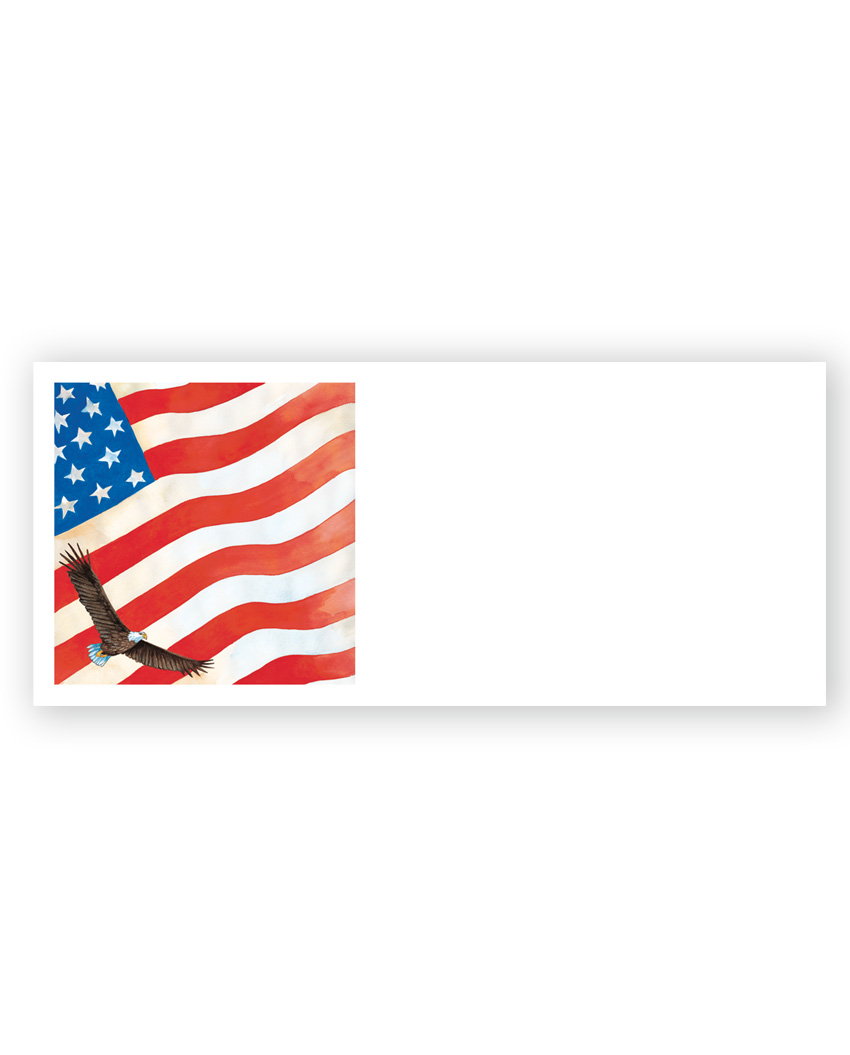Custom Print Flag Envelopes No. 10 at MyGeoPrint