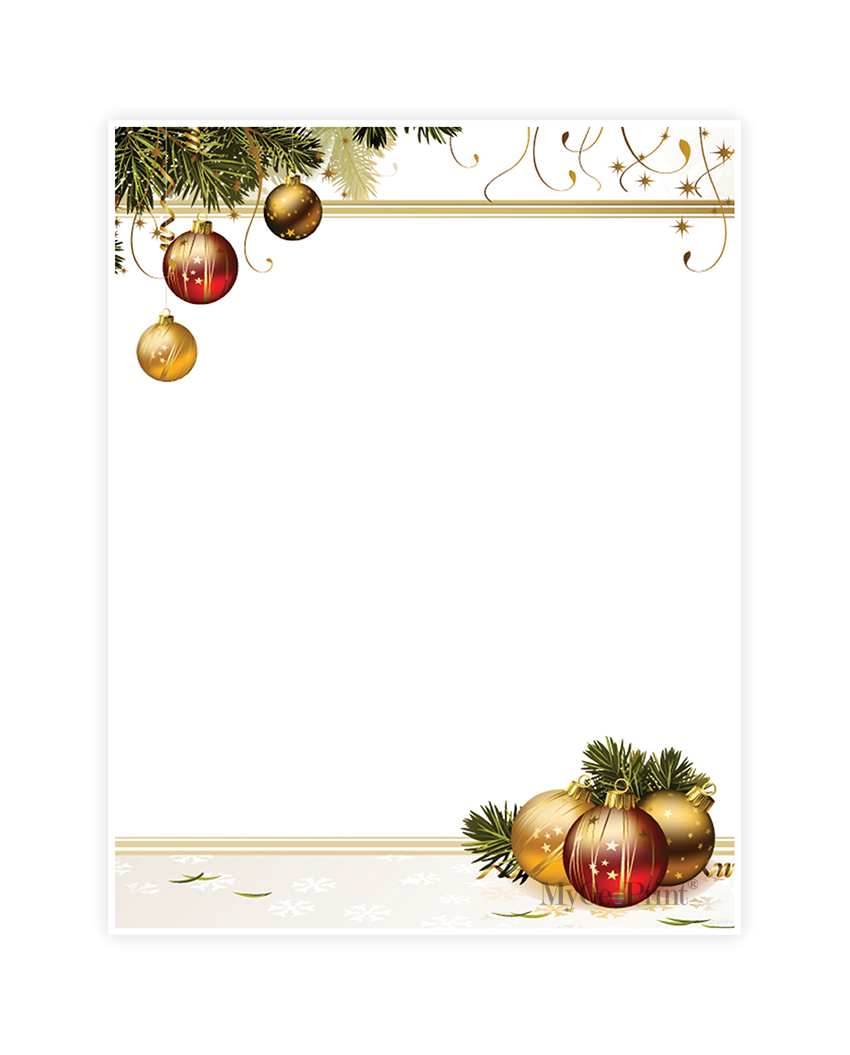 Christmas Collection 1 Letterhead Geographics Print on Demand- MyGeoPrint