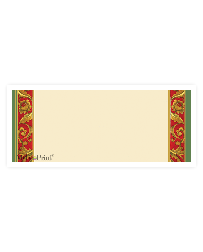 Custom Print Florentine Scroll Christmas Envelopes No. 10 at MyGeoPrint