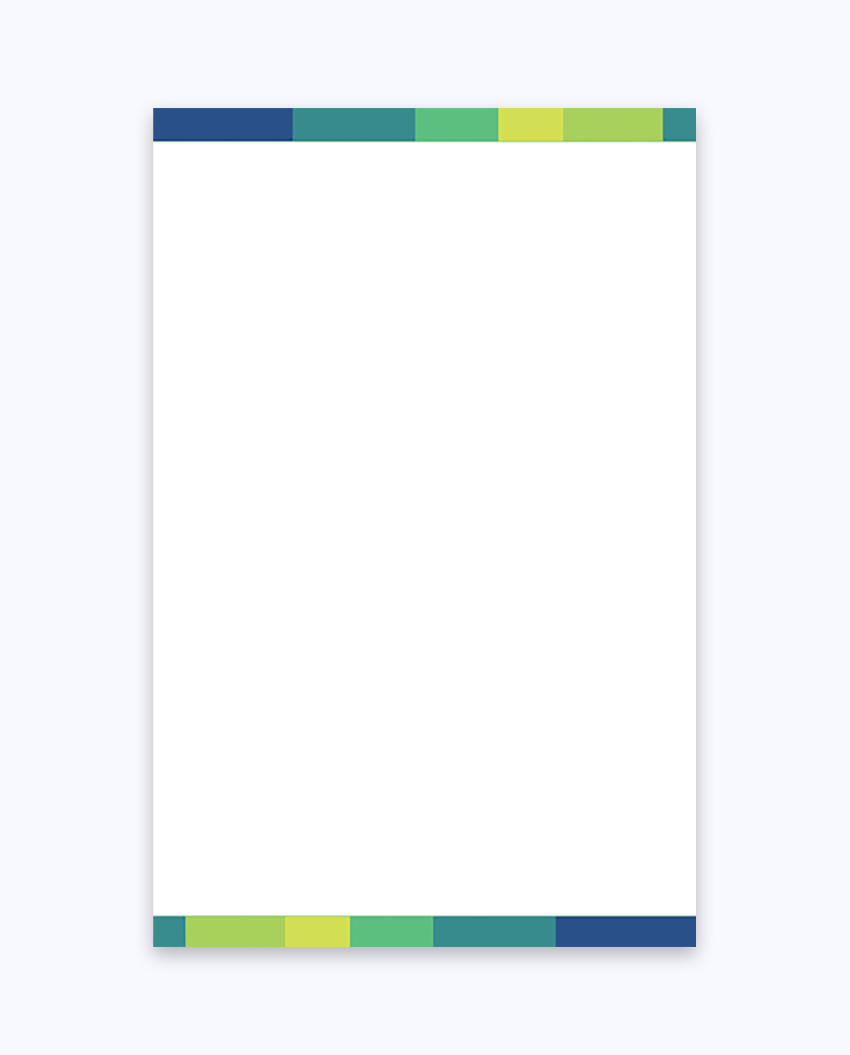 Colorblocks Blue Yellow Certificates 5.5"x 8.5" Custom Printing ...